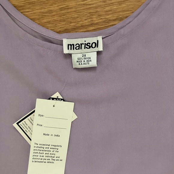 Marisol | Dresses | Marisol Lavender Purple Sleeveless Maxi Dress Size ...